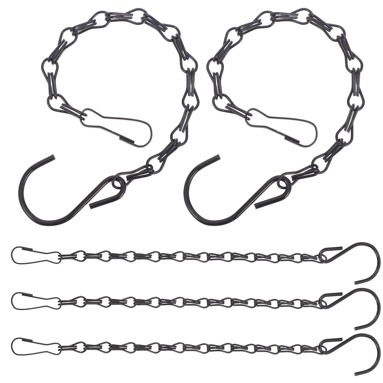 Worgeous 5 Pcs Hanging Chain Mason Jar Wire Clamp Canister Airtight ...