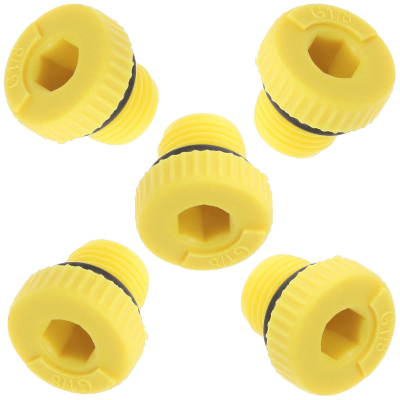 Worgeous 5 Pcs Hydraulic Thread Plug Key Chain Socket Sealing Screw End ...