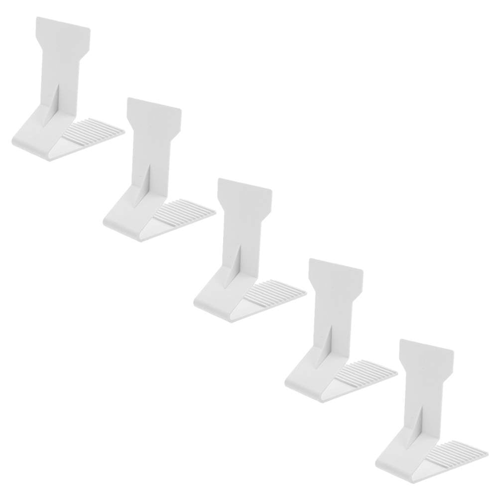 Worgeous 5 Pcs Magnetic Shelf Divider Support Plastic Shelving Rack ...