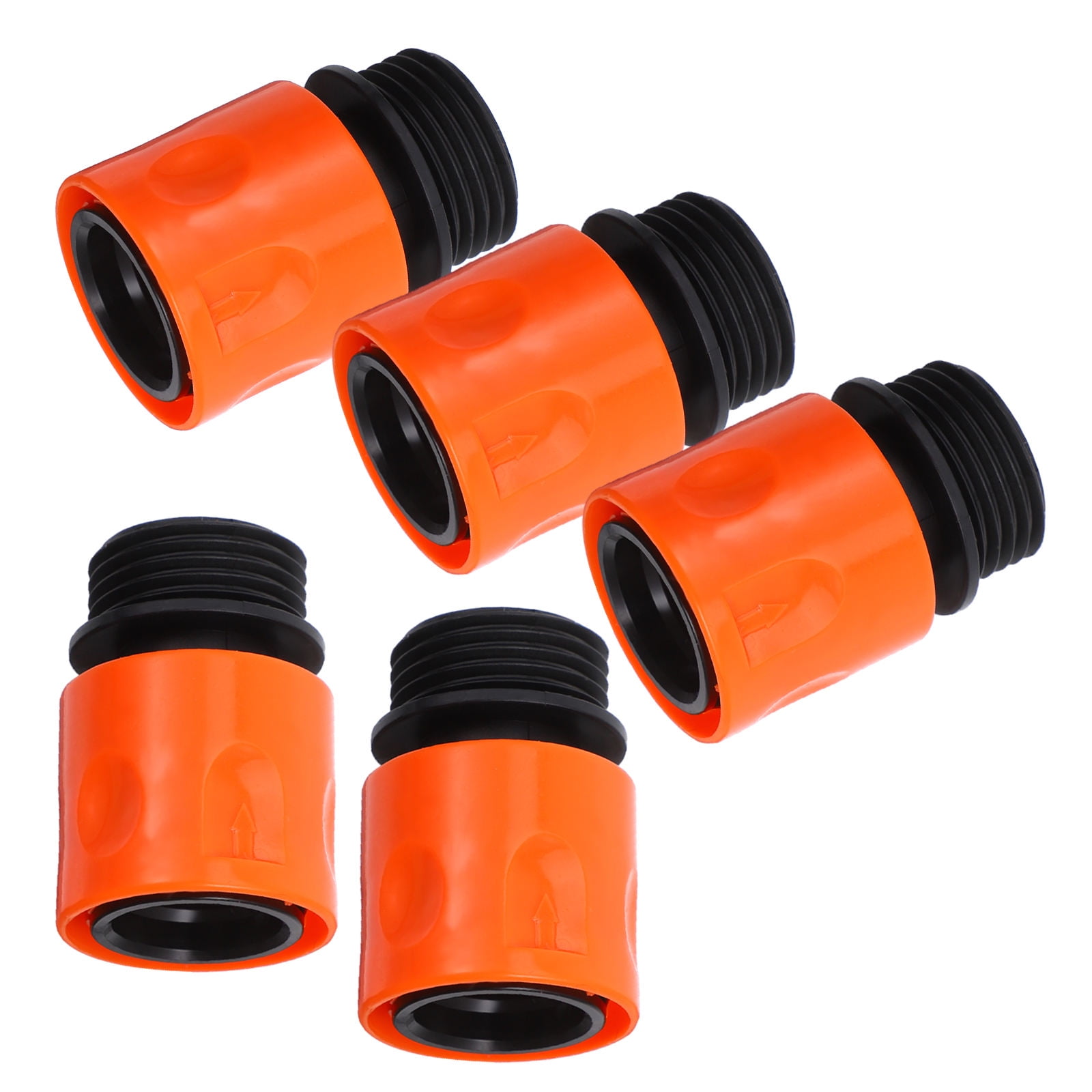Worgeous 5 Pcs Pipe Connector Irrigation Garden Hose Quick Connects ...