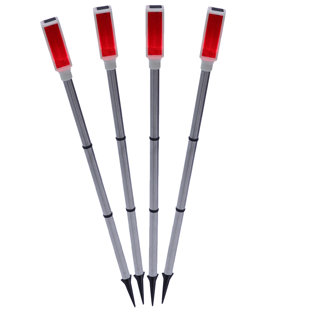 Worgeous 5 Pcs Solar Roadblock Light Powered Path Lights Deck Outdoor ...