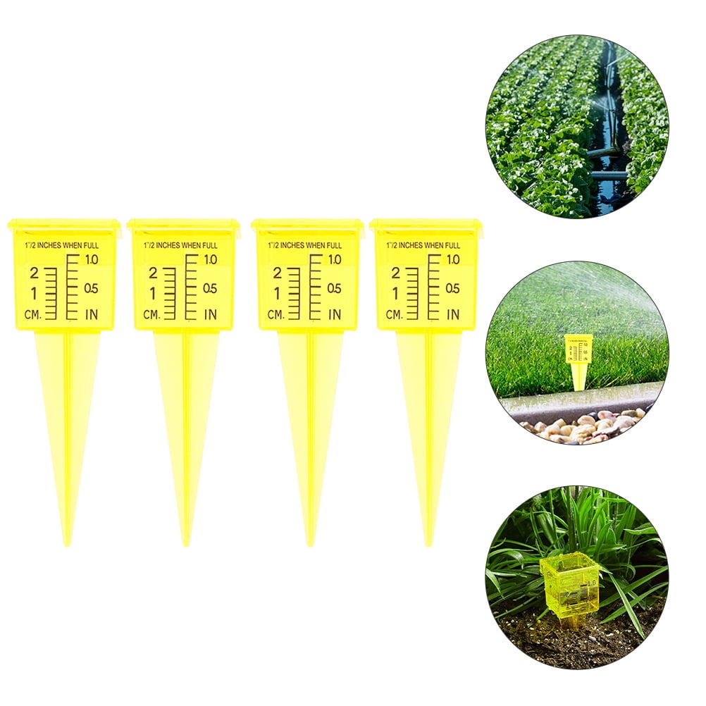 Worgeous 5 Pcs Sprinkler Gauge Rain Outdoor Rainfall Meter for Garden ...