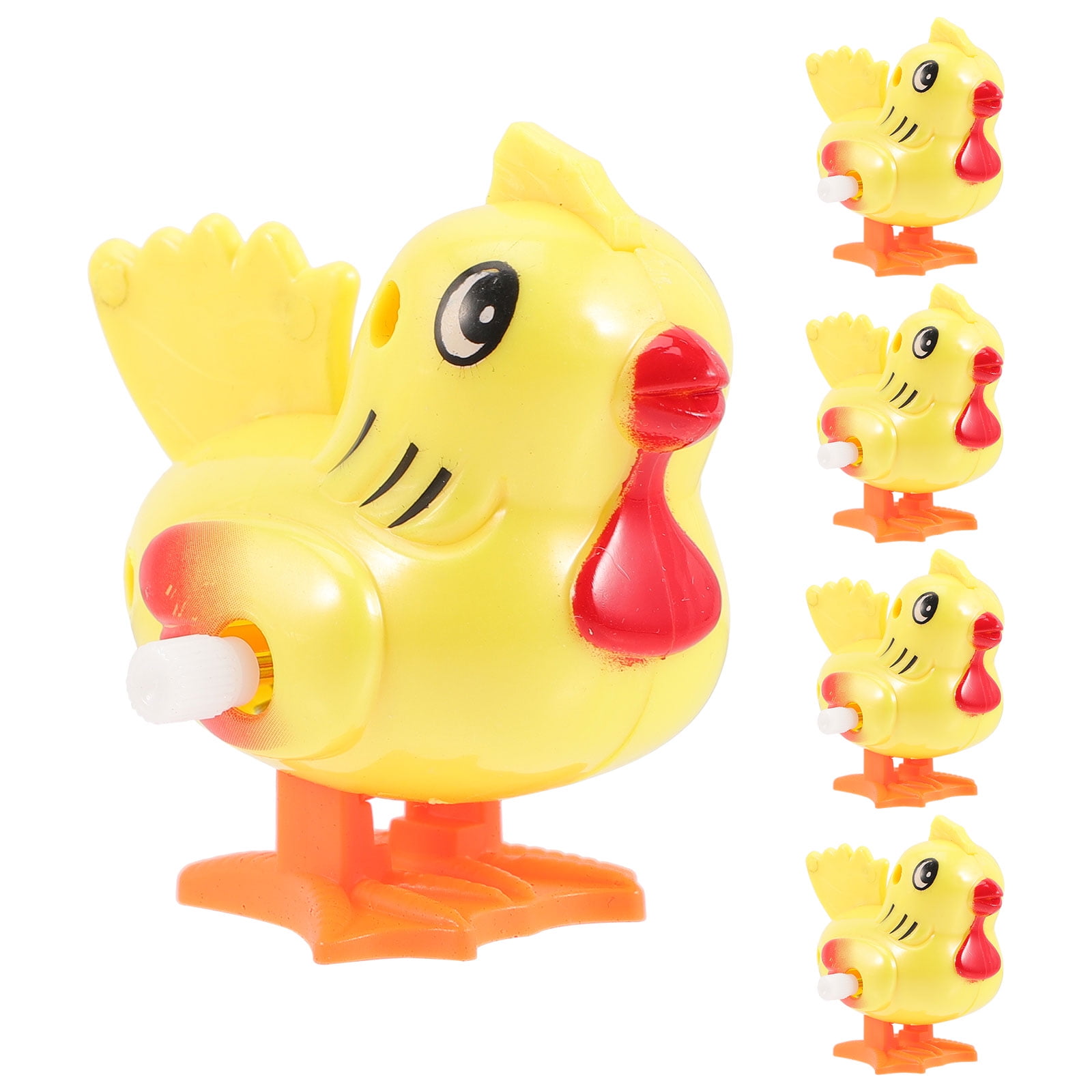 Worgeous 5 Pcs Wind up Toys Chickens Plush Cute Animal Toddler Child ...