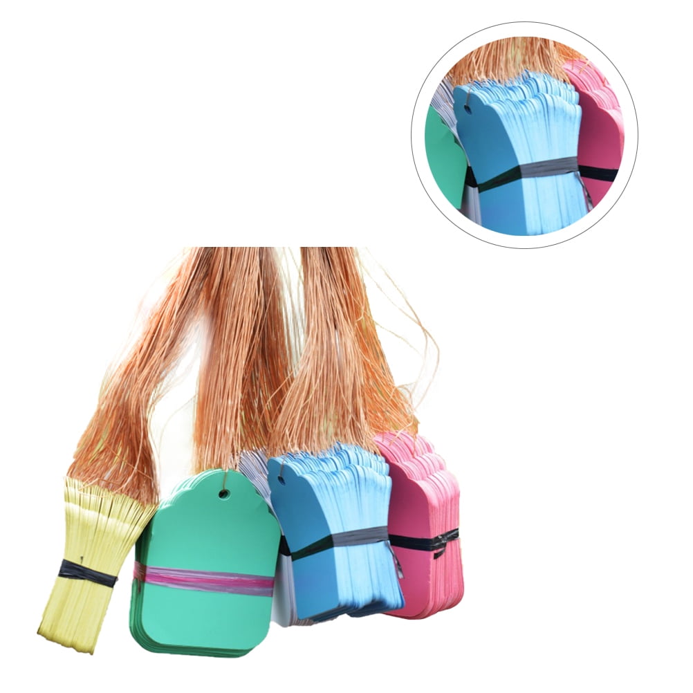 Worgeous 5 Sets/500pcs Waterproof Label Hanging DIY Plant Markers Signs ...