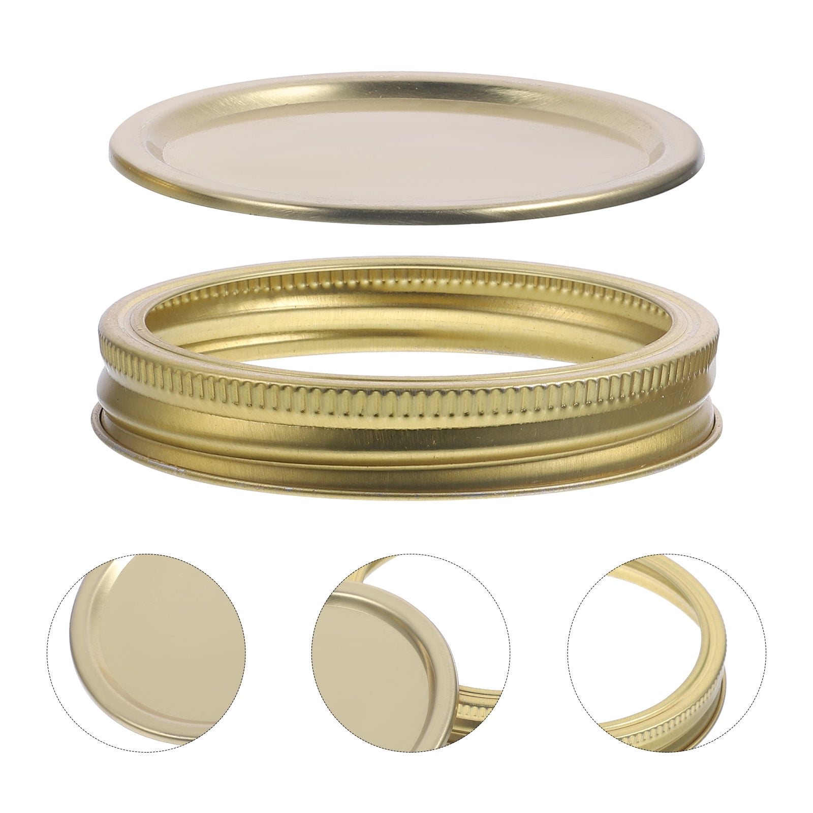 Worgeous 5 Sets Canning Lids Tinplate Lids for Jars Airtight Jars ...