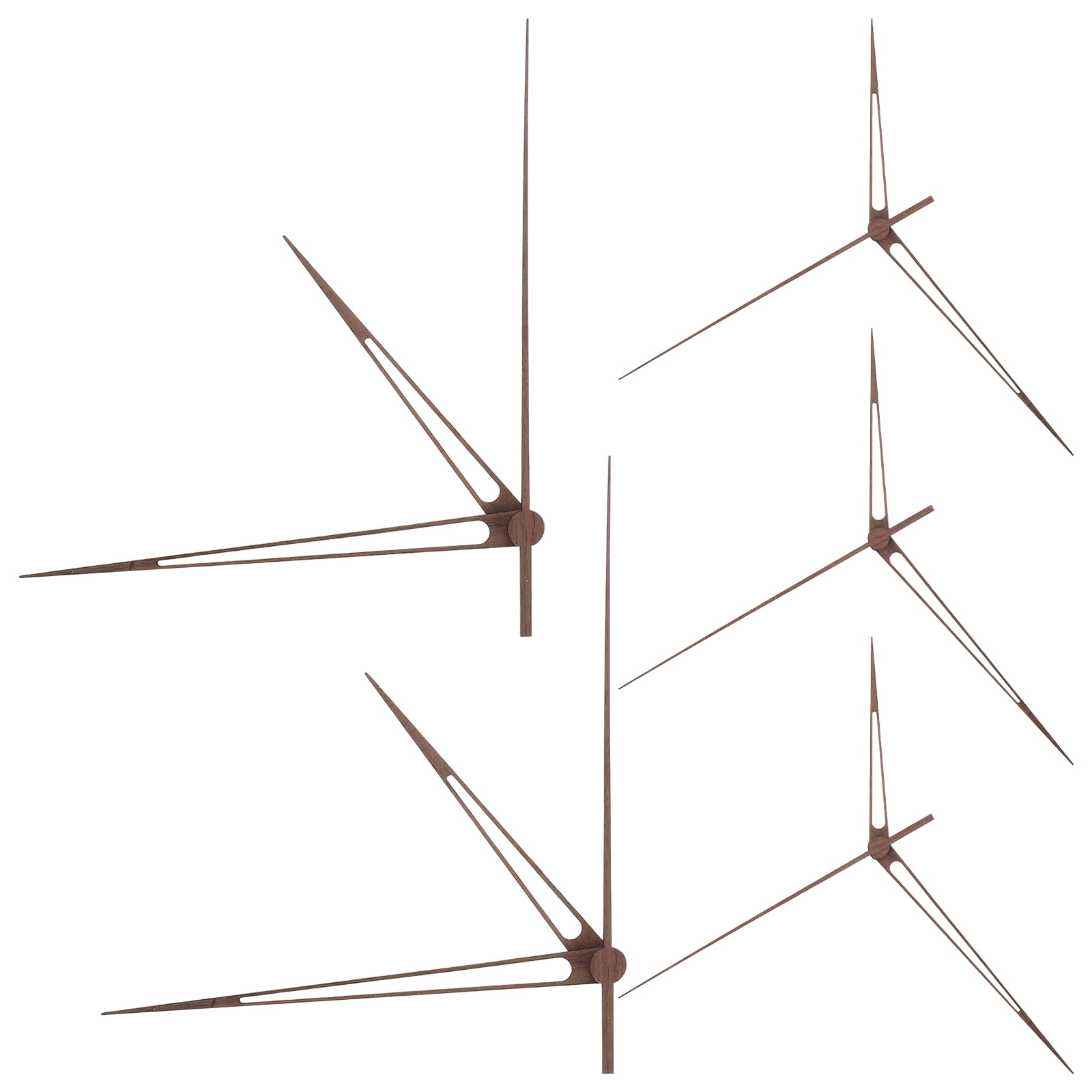 Worgeous 5 Sets Cross Stitch Copper Sleeve Wooden DIY Clock Hands for ...