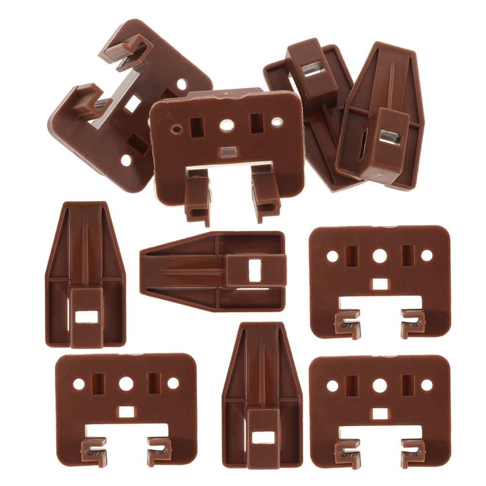 WHAMVOX 5 Sets Drawer Slides Repair Kits for Center Mount Plastic Guide ...