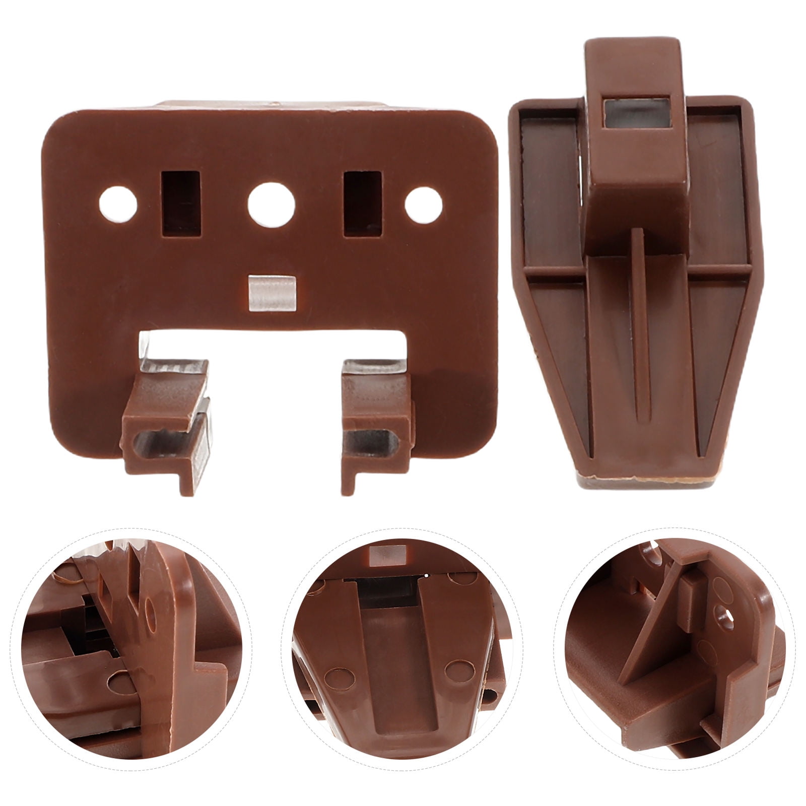 Worgeous 5 Sets Drawer Track Guide And Glide Replacement Kit For ...
