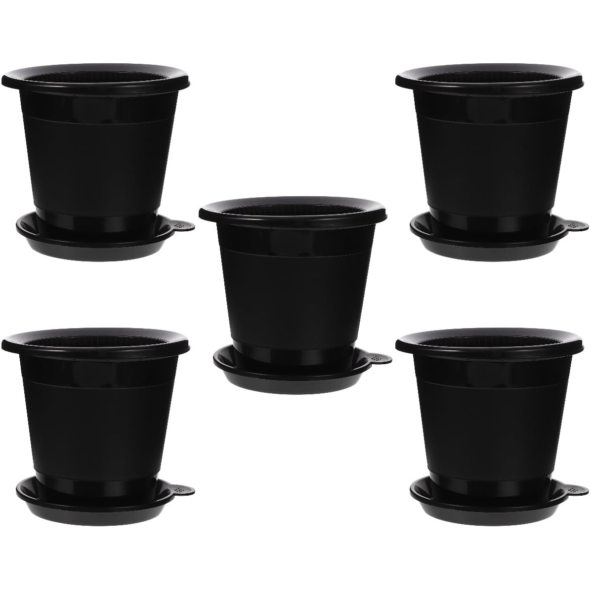 Worgeous 5 Sets of Outdoor Use Flower Pot Orchid Flower Planter With ...