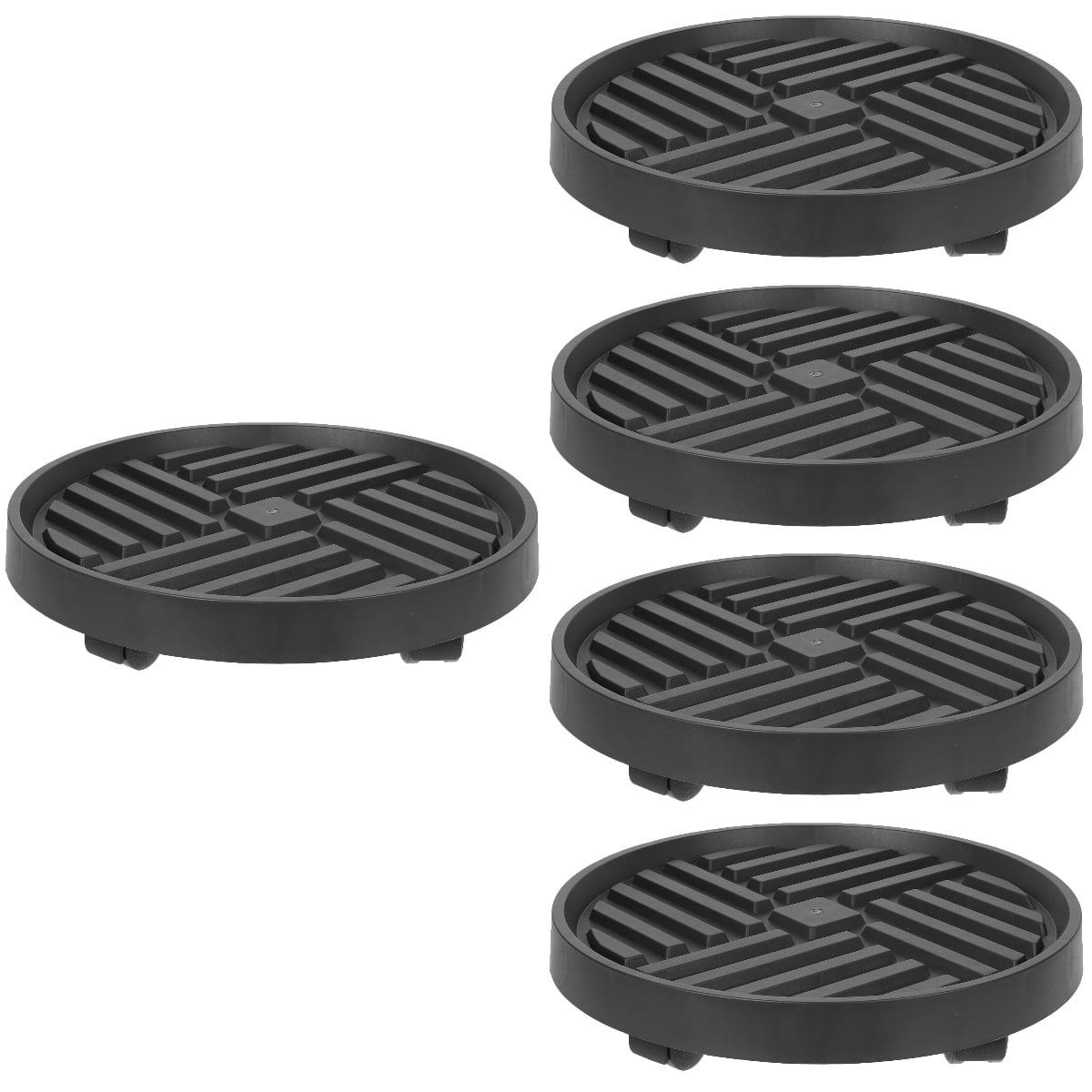 Worgeous 5 Sets of Plant Tray Plant Holder with Wheels Flowerpot ...