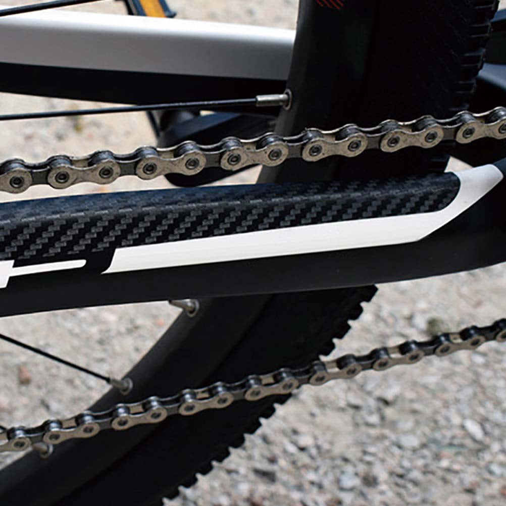 Worgeous 5 Sheets Anti-scratch Stickers Frame Anti-rub Rear Bike The ...