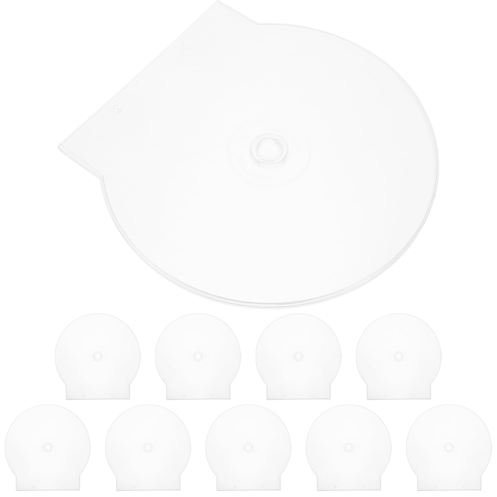 Worgeous 50 Pcs CD Case Full Dispenser Matte Digital Multifold Paper ...