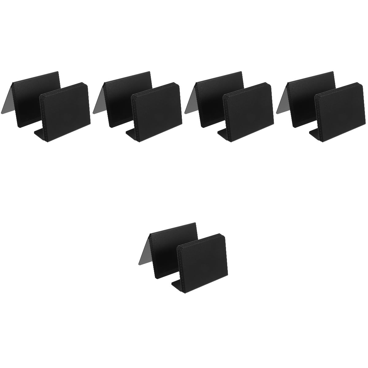 Worgeous 50 Pcs Dry Erase Sign Acrylic Name Stand Acrylic Sign Tabletop ...