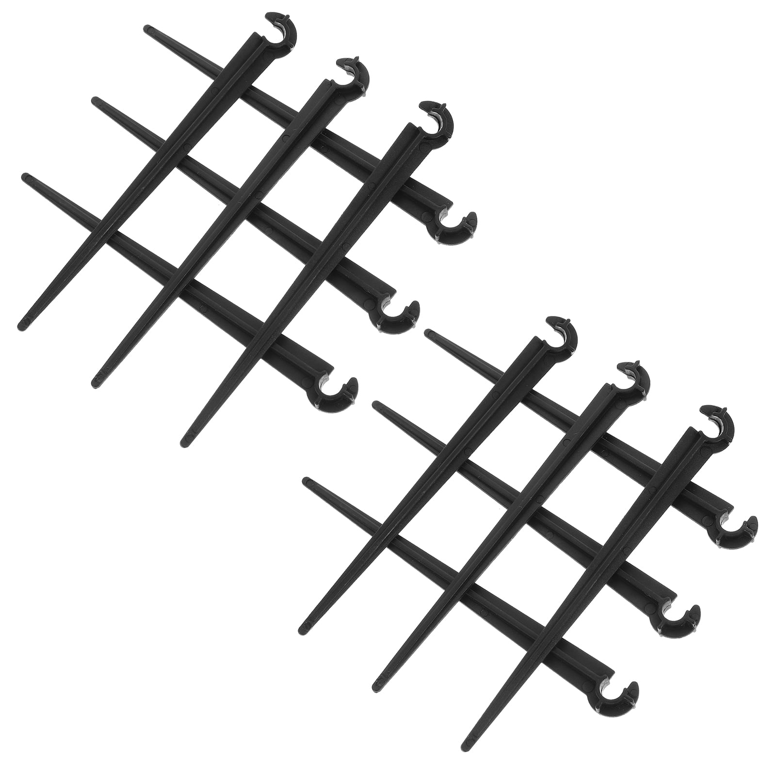 Worgeous 50 Pcs Plant Support Watering Spikes Mounted Brackets Black ... Worgeous 50 Pcs Plant Support Watering Spikes Mounted Brackets Black ...