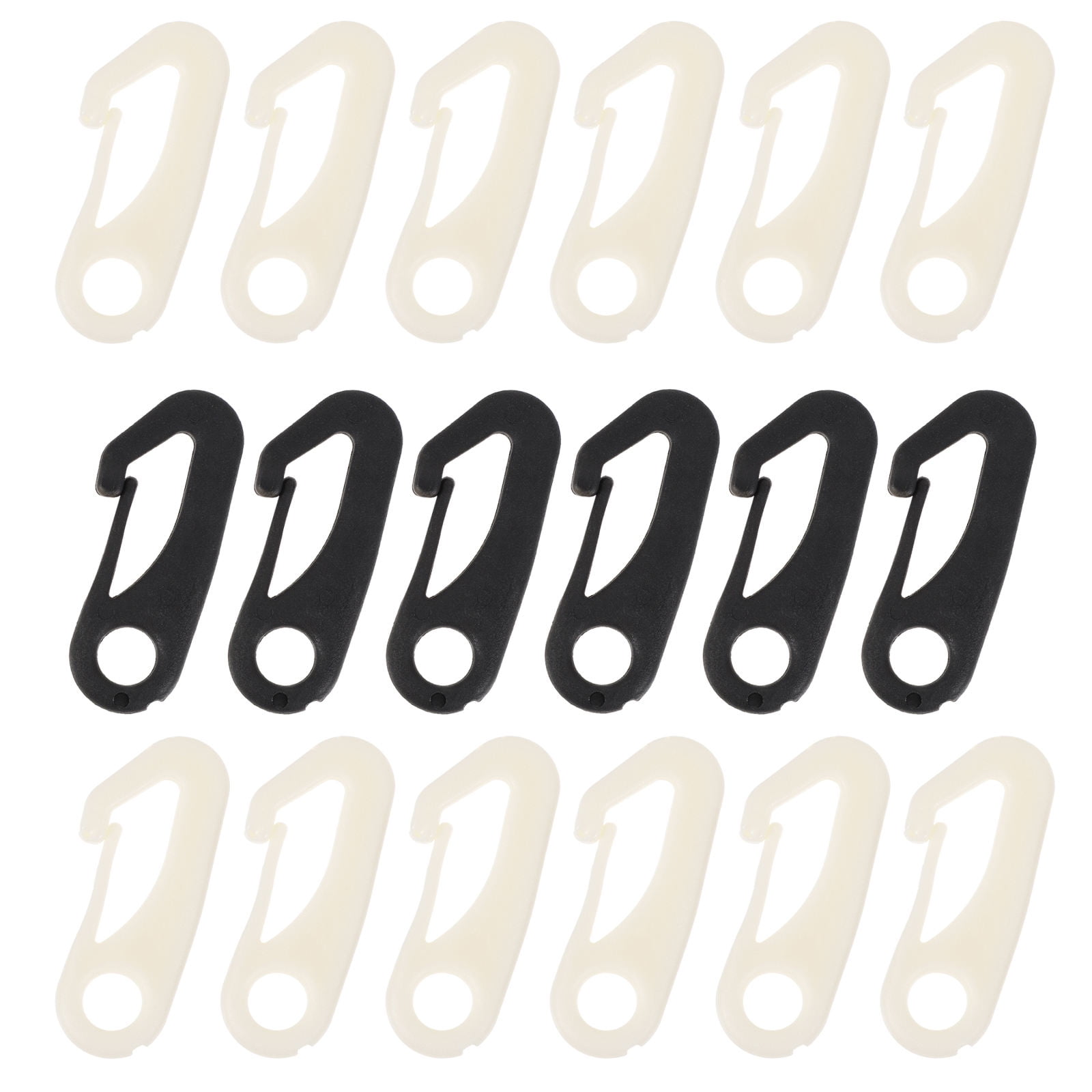 Worgeous 50 Pcs Tent Hook Flag Pole Fastener Attachment Hardware Hooks ...