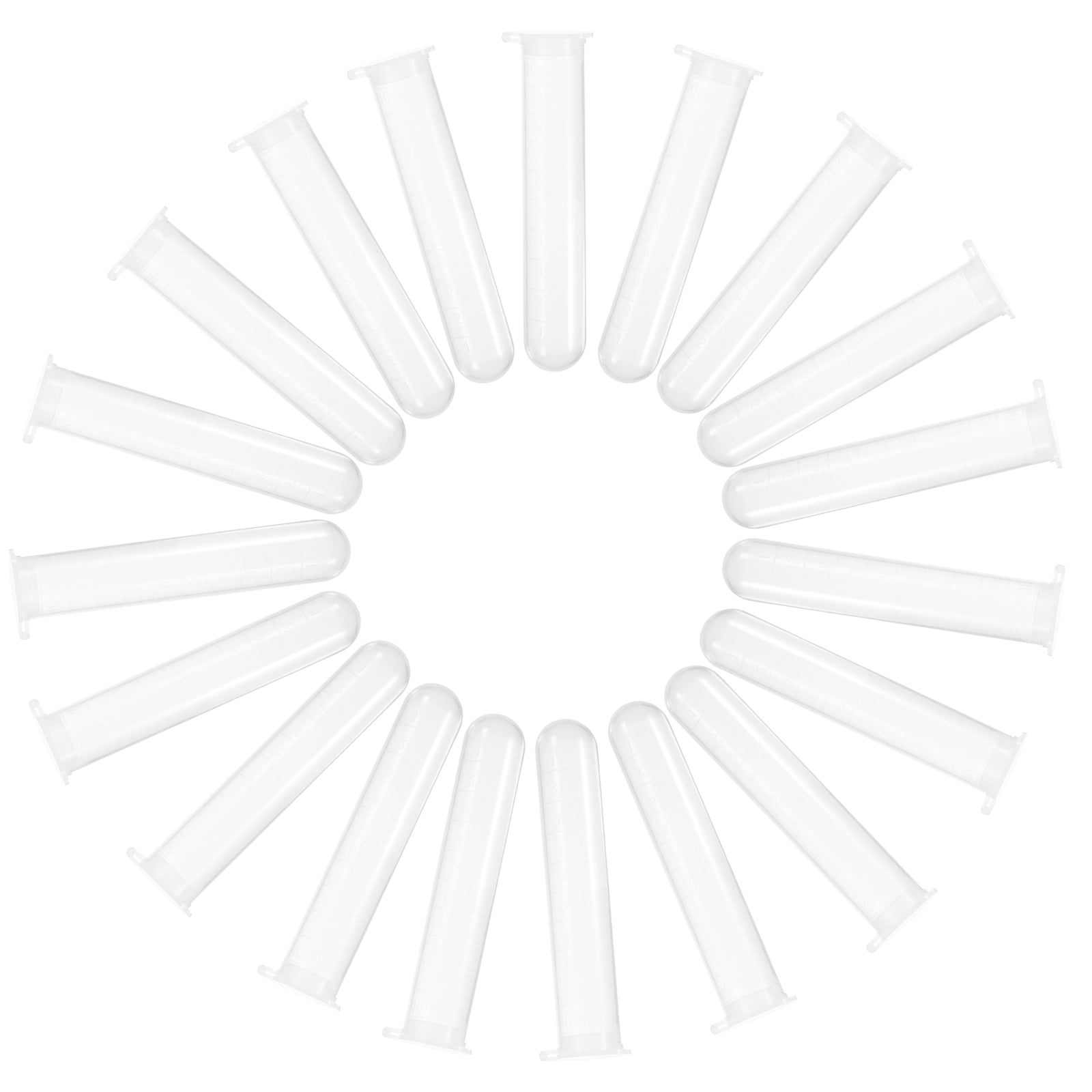 Worgeous 50 Pcs Vials Small Cosmetic Container Test Tube Syringe ...