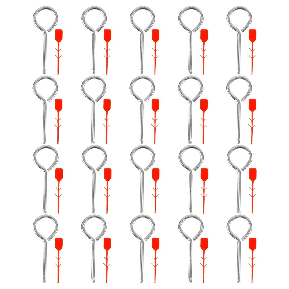 Worgeous 50 Sets Iron Fire Extinguisher Pins with Plastic Seals Fire ...