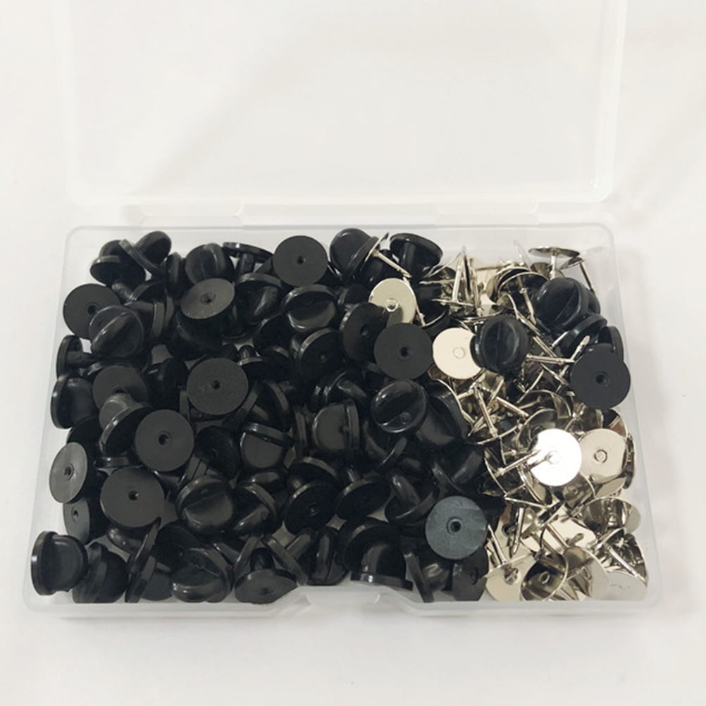 Worgeous 50 Sets Safety Pin Backs for Jewelry Making Hold Badges Name ...