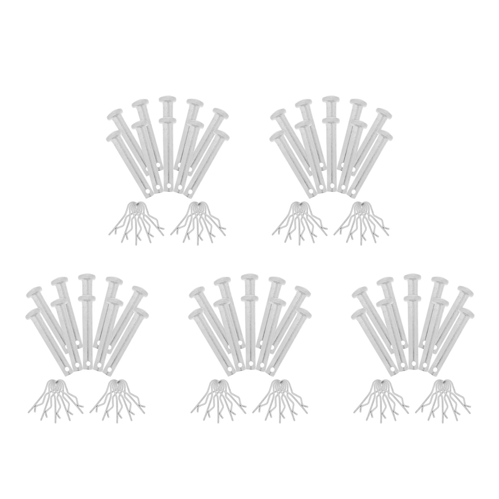 Worgeous 50 Sets Scaffolding Spring Retainer Pin Coupling Pin ...