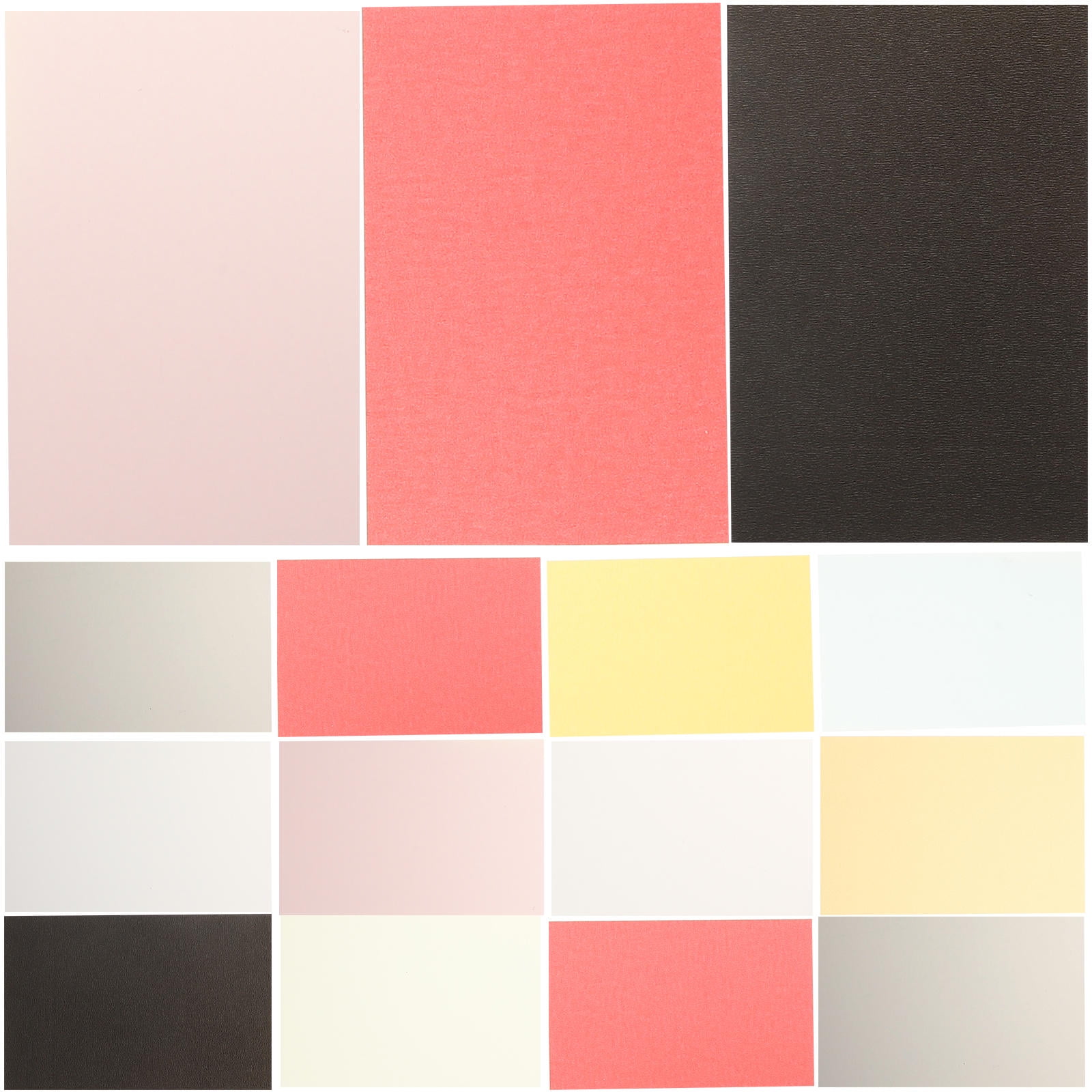 RENACLIPY Cardstock Paper Glassine Paper Assorted Color 50 Sheets ...