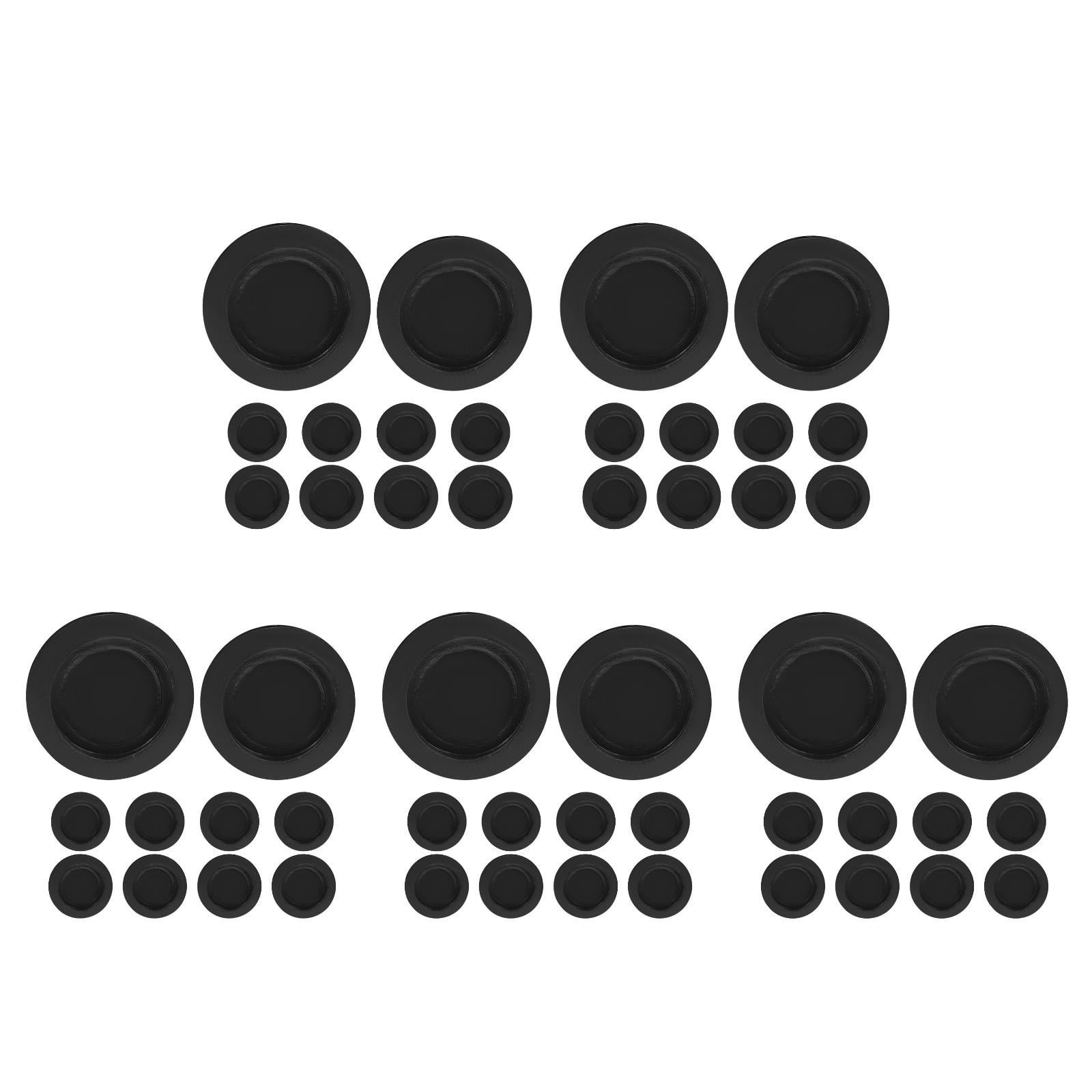 Worgeous 50 pcs Rubber Piggy Bank Bottom Plugs Round Rubber Stoppers ...