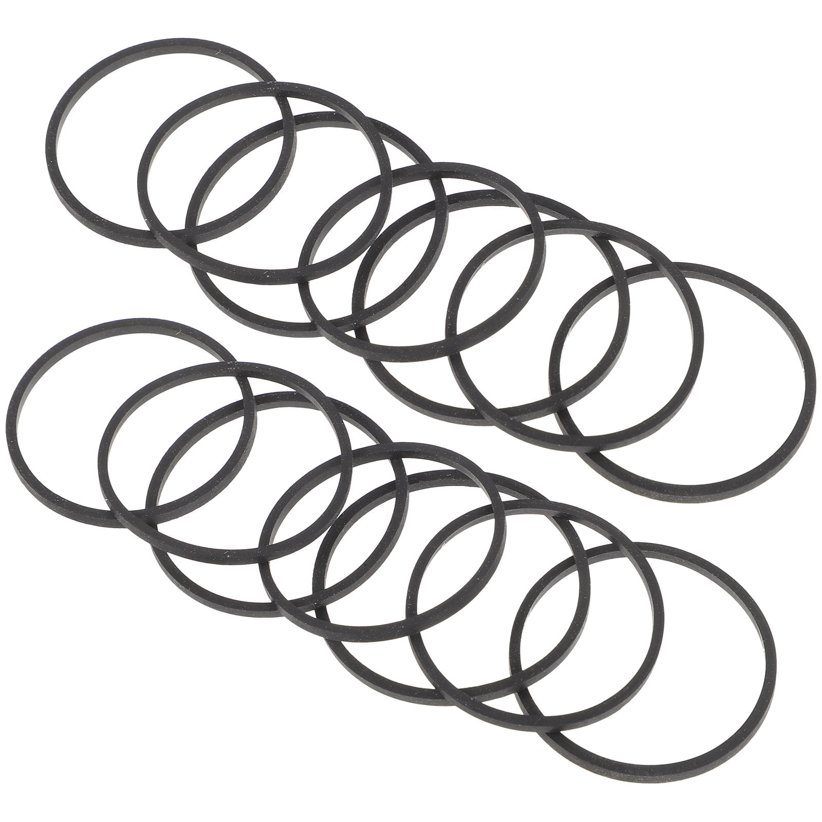 SEWCHICS Cassette Belts Rubber Square Tape Recorder Replacement 50Pcs ...