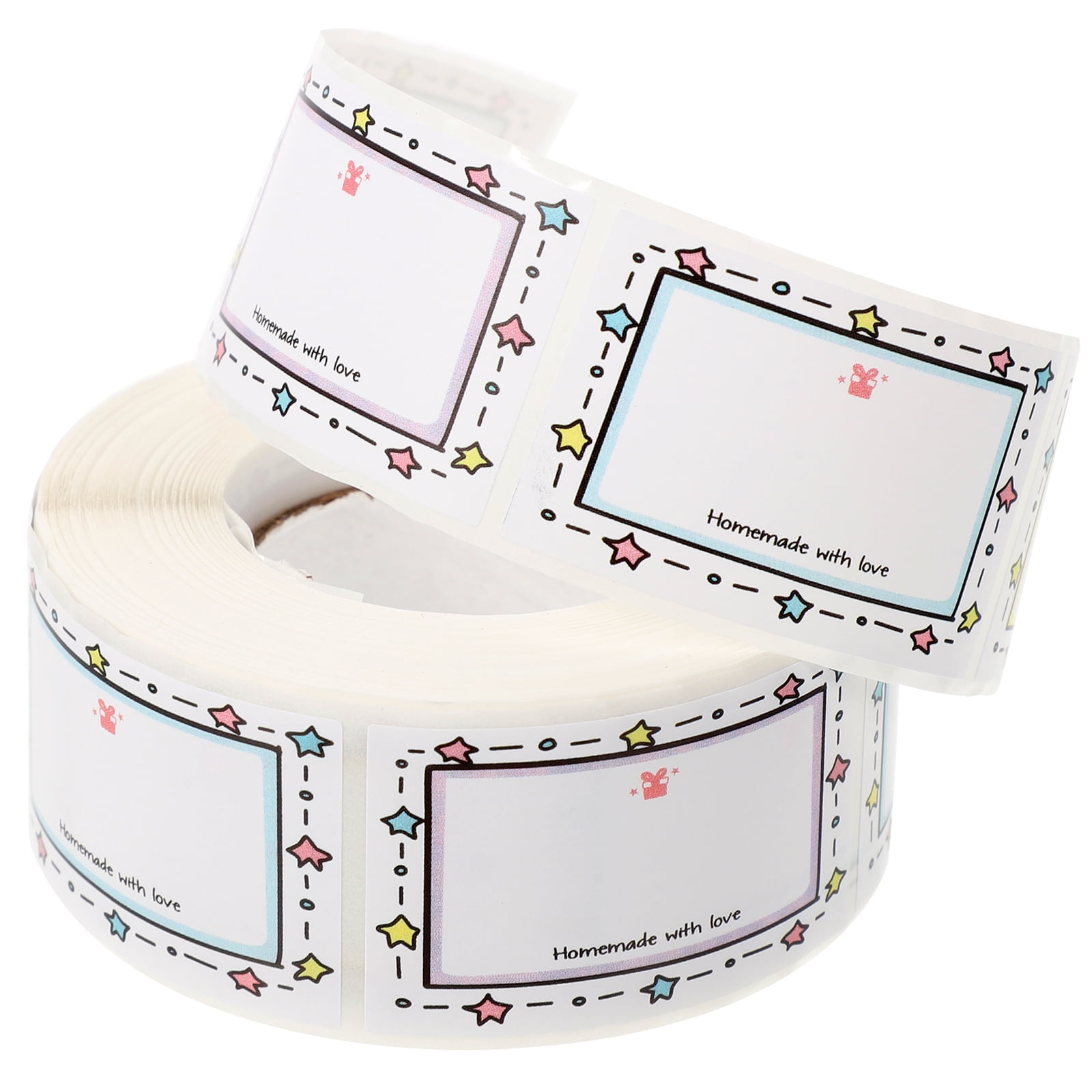 Worgeous 500 Sheets Sticker Blank Label Stickers Portable Labels ...