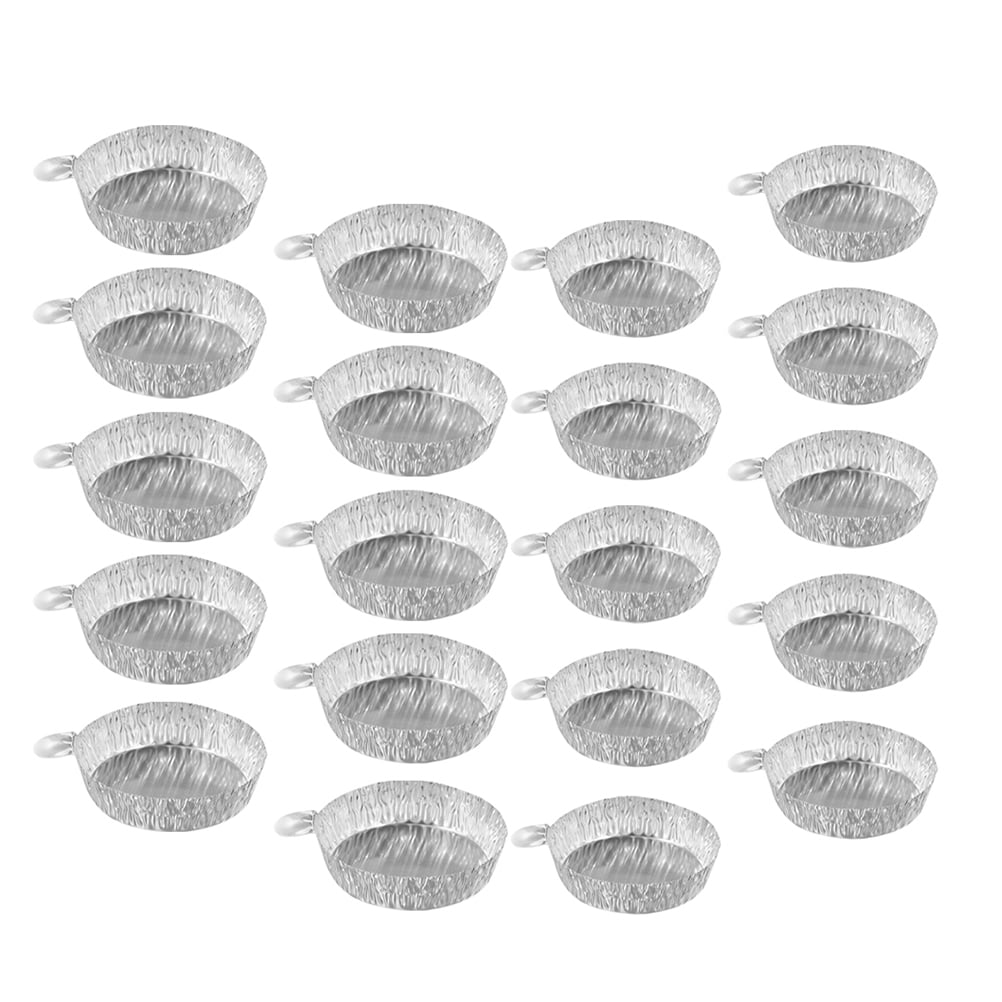 Worgeous 50Pcs Aluminum Weigh Boats Foil Trays Weighing Dishes Lab Dish ...