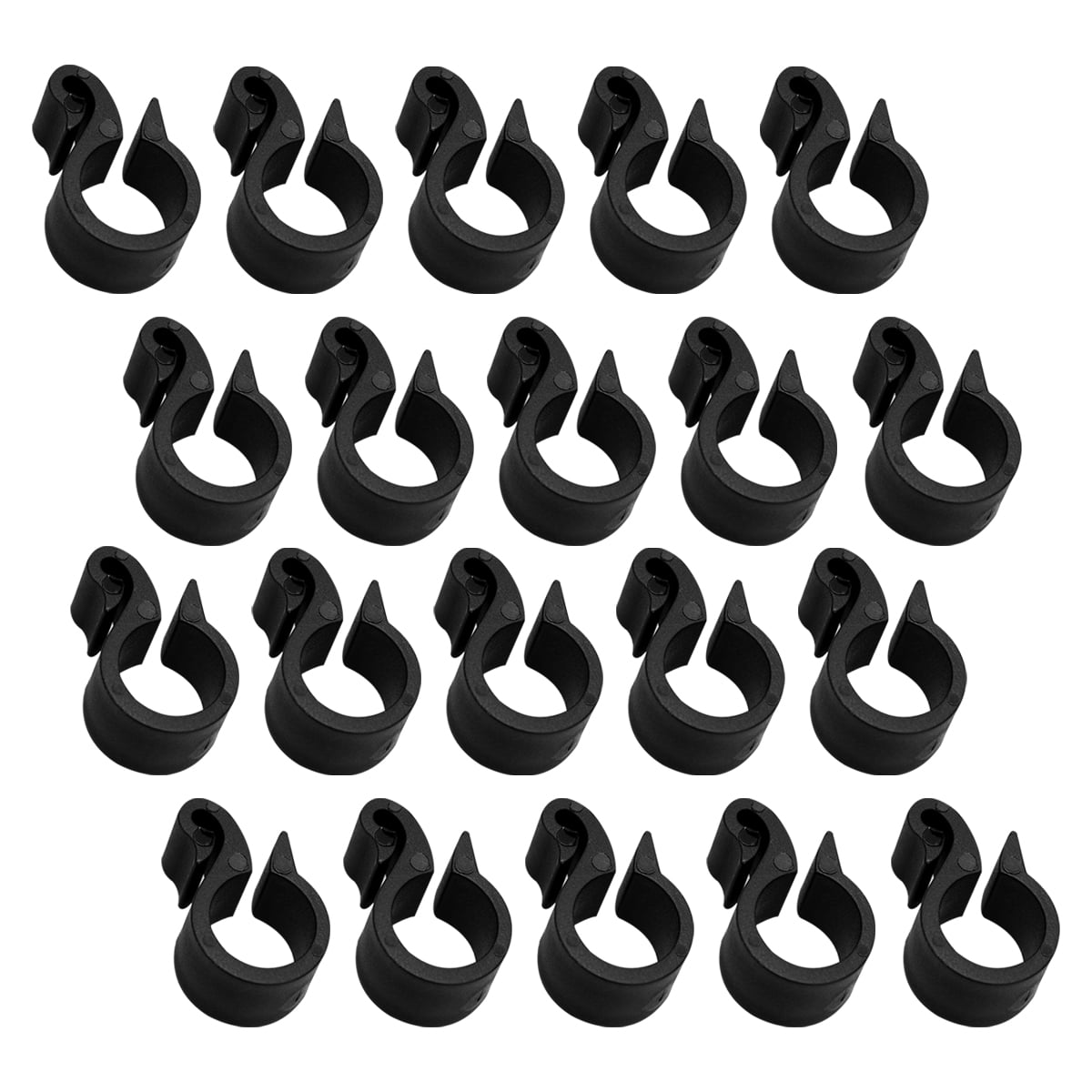 Worgeous 50Pcs Garden PE Connection Clips for Drip Tube Fastening ...