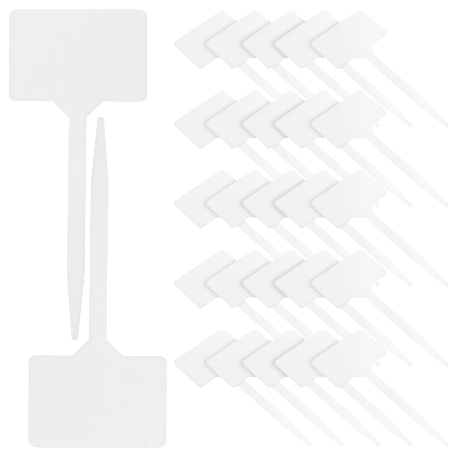 Worgeous 50Pcs Plant Markers Garden Plant Tags T-shaped Garden Markers ...
