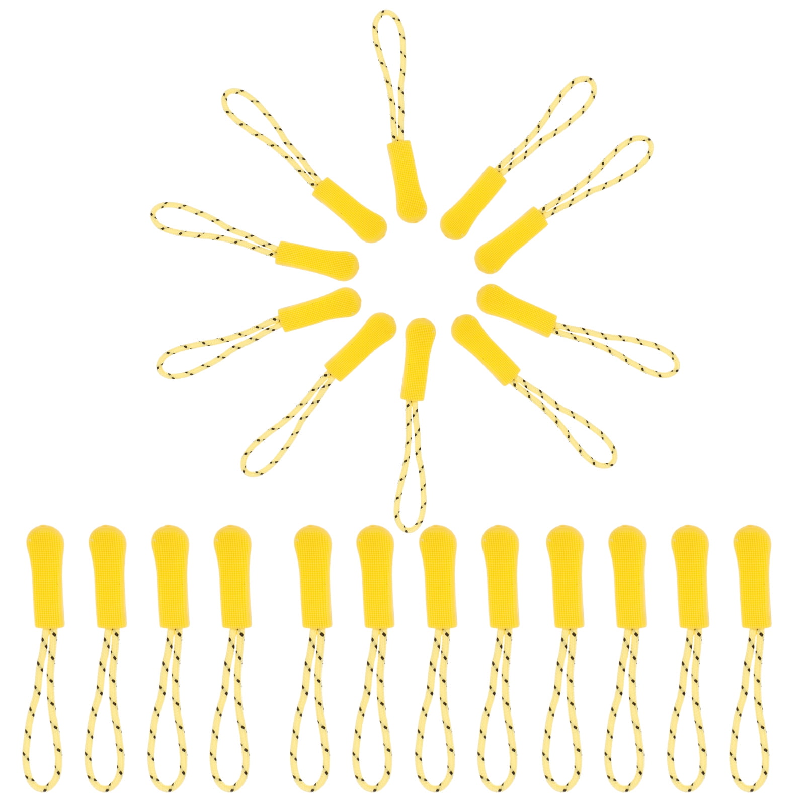 Worgeous 50Pcs Replaceable Zipper Pull Bright Zipper Head Zipper Repair Pull Zipper Slides for ...