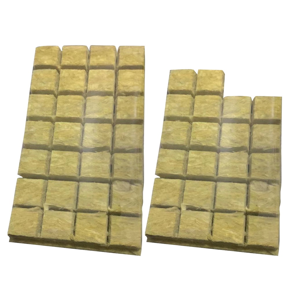 Worgeous Hydroponic Starter Plugs Dark Brown 50Pack 1.6X1X1In - Walmart.com