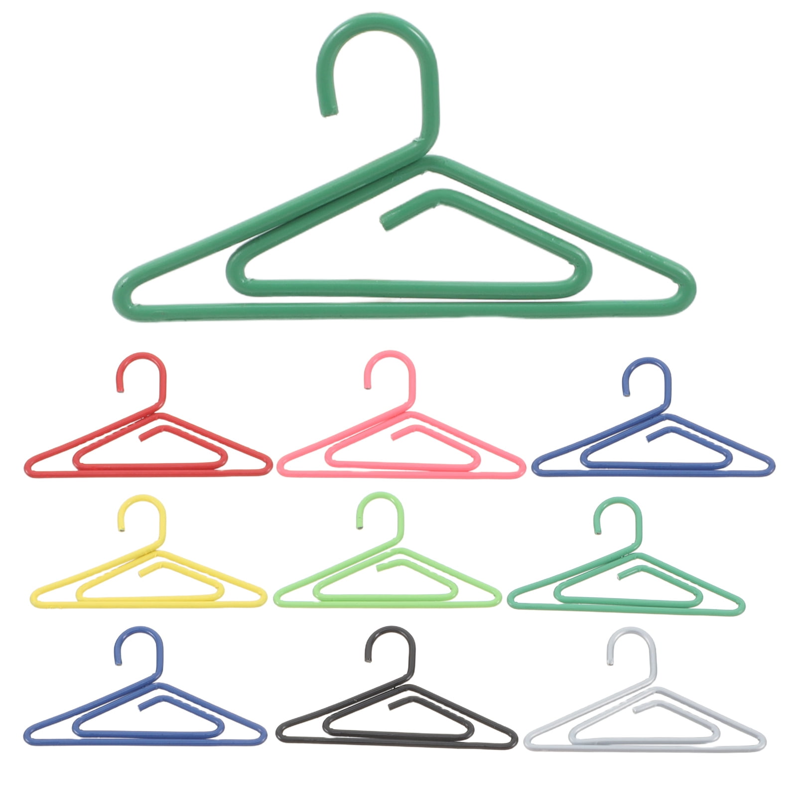 SWETRACE Mini Paper Clip Assorted Color Metal 50Set - Walmart.com