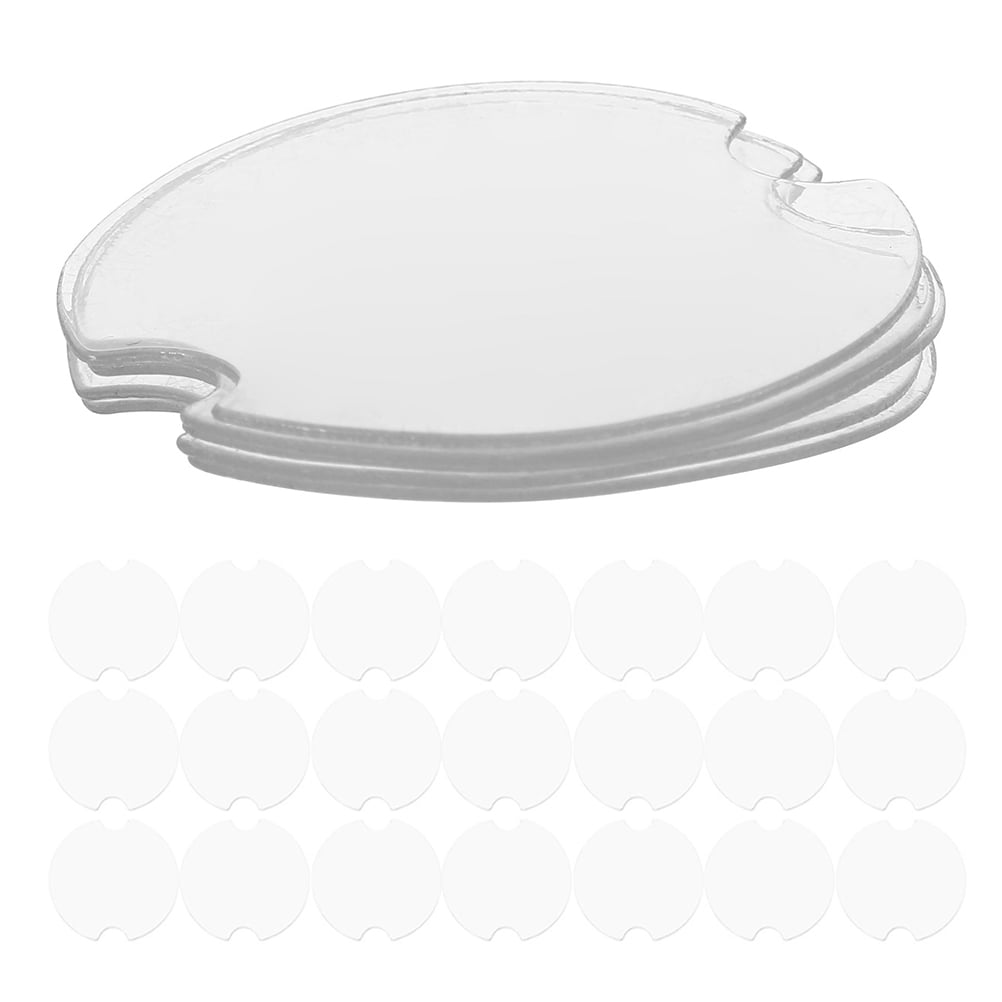 Worgeous 50pcs Folding Ring Disk Plastic Disc Jewelry Holder Ring ...