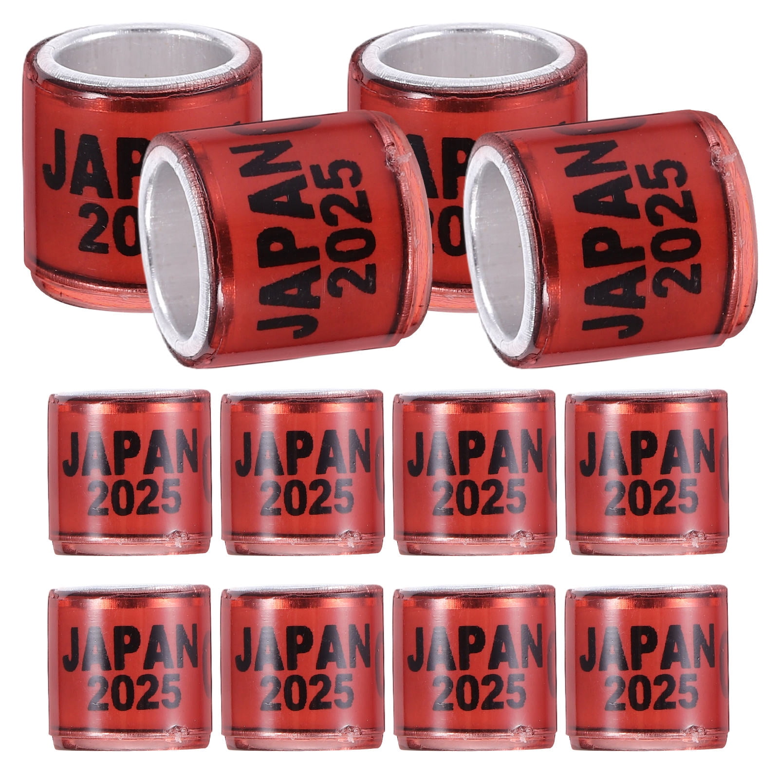 50pcs Durable Numbered Leg Bands for Racing Pigeons Made of Aluminum ...