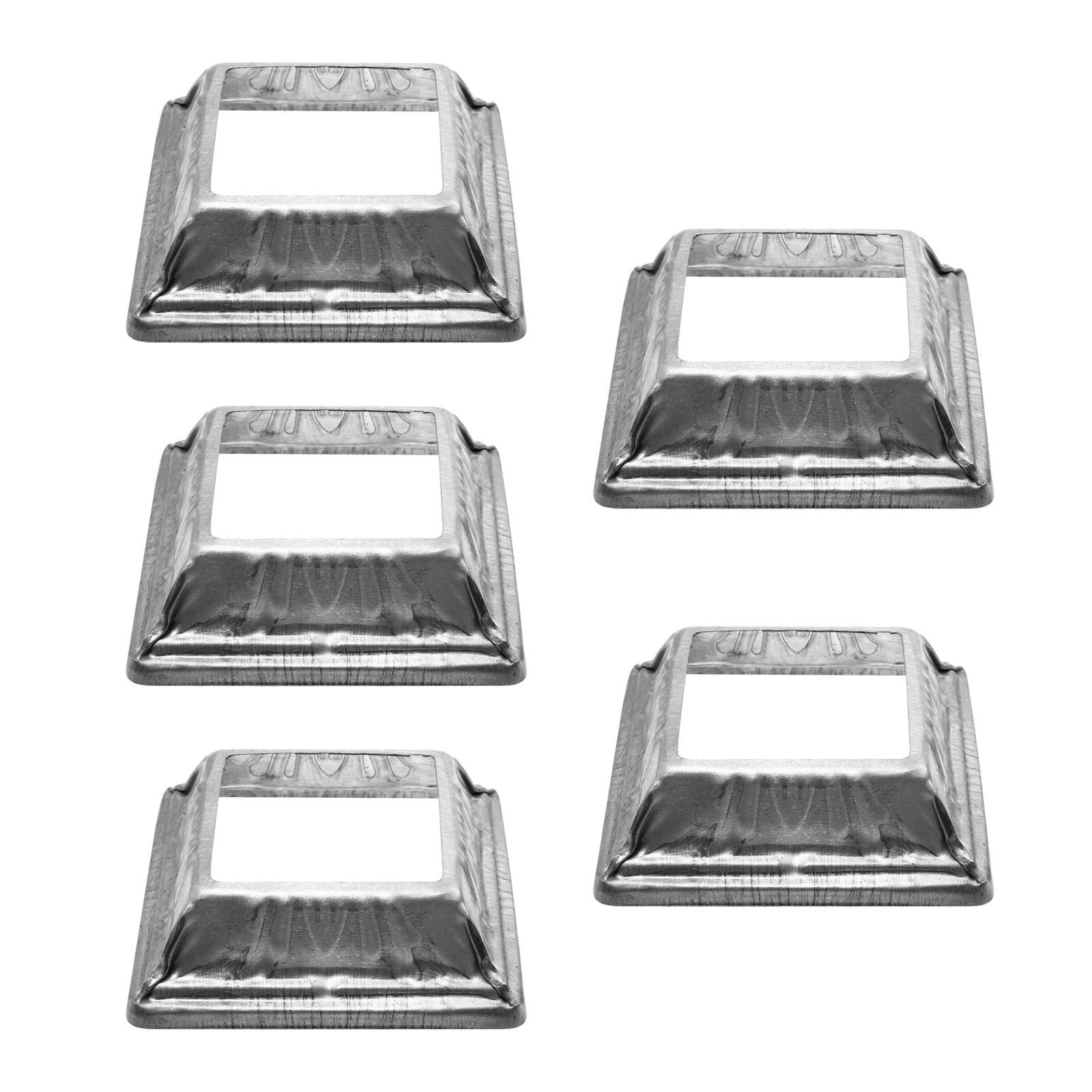 Worgeous 50pcs Railing Column Post Base Trim Bracket Post Skirt Square ...