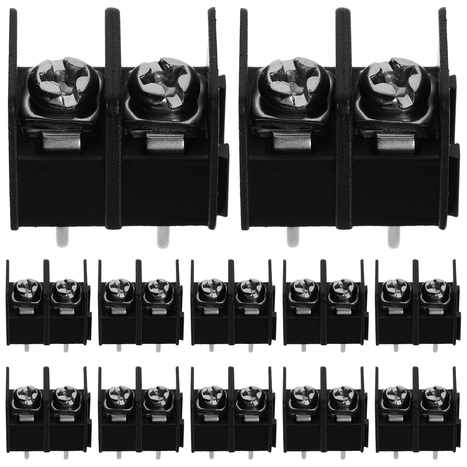 HOOWIFFY Screw Terminal Block 2-Pin Electrical Connector Durable and ...