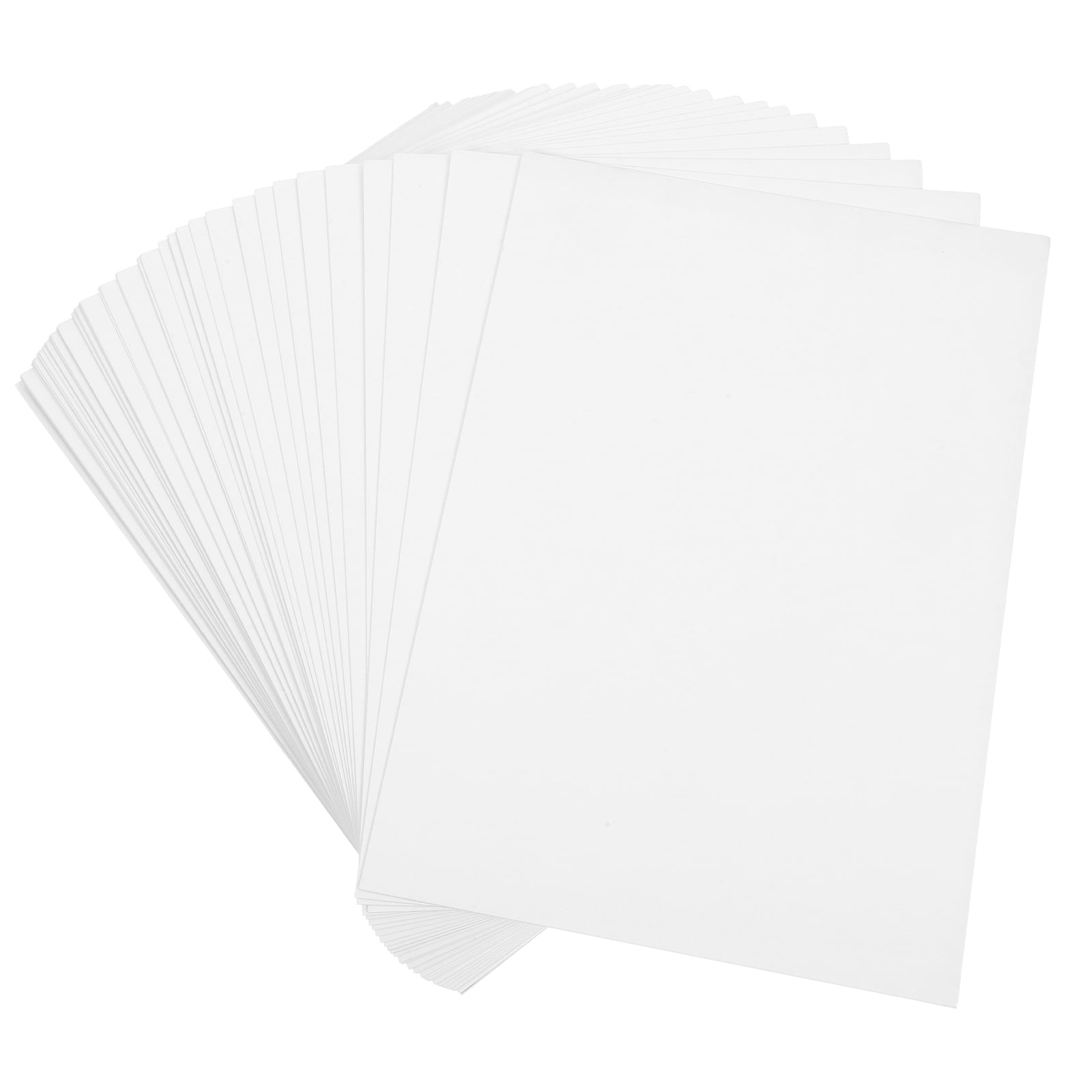 Worgeous 50pcs White Cardstock A5 Thick Paper Cardstock Construction ...