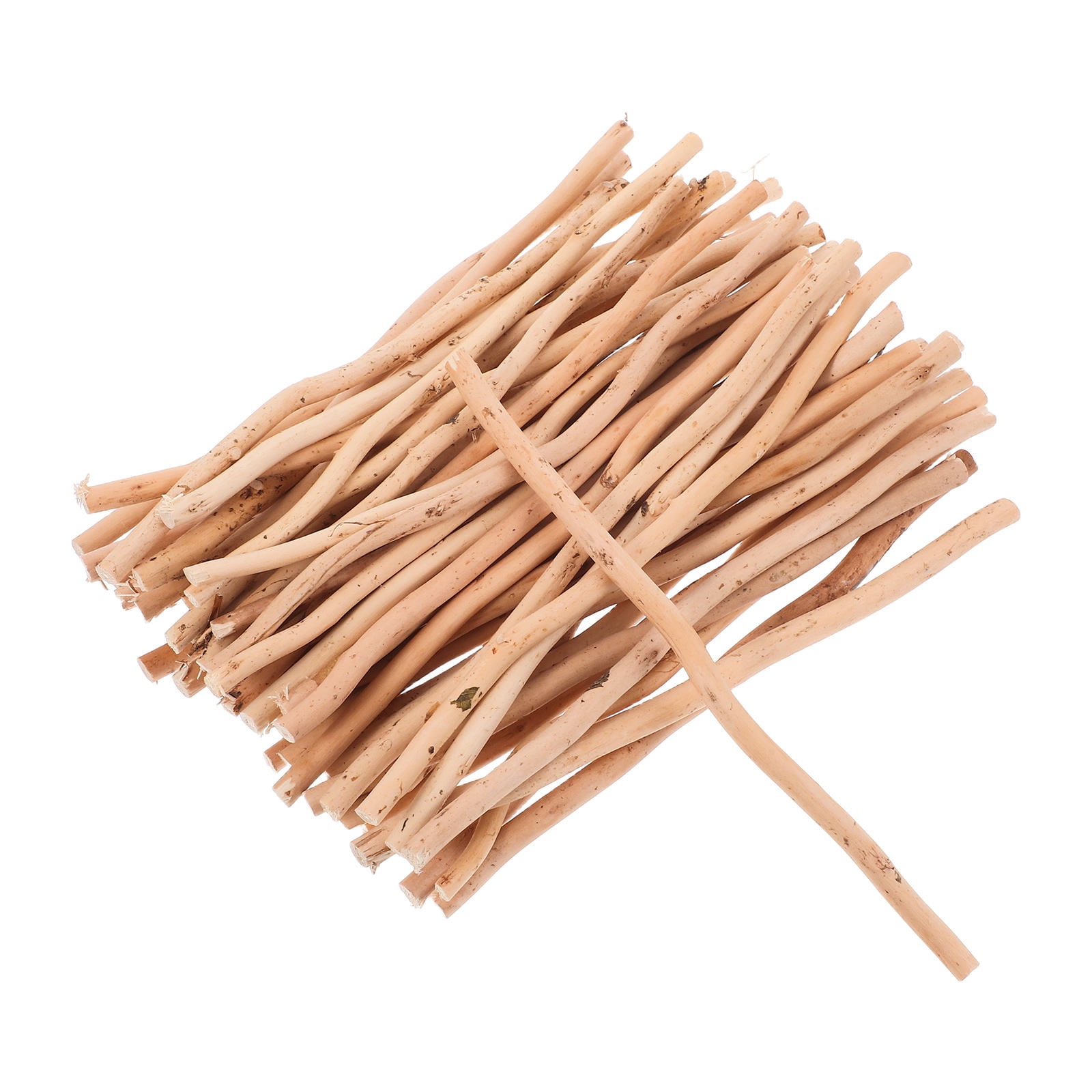Worgeous 50pcs Wood Log Sticks Wood Craft Sticks Rustic Natural Tree ...