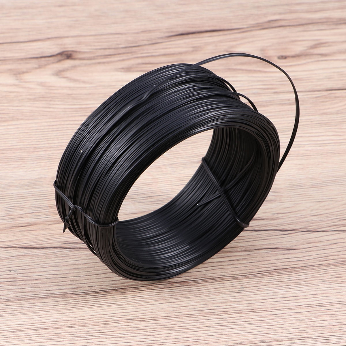 CIMAXIC Flat PVC Garden Wire PVC Black for Flower Arrangements 1Pcs ...