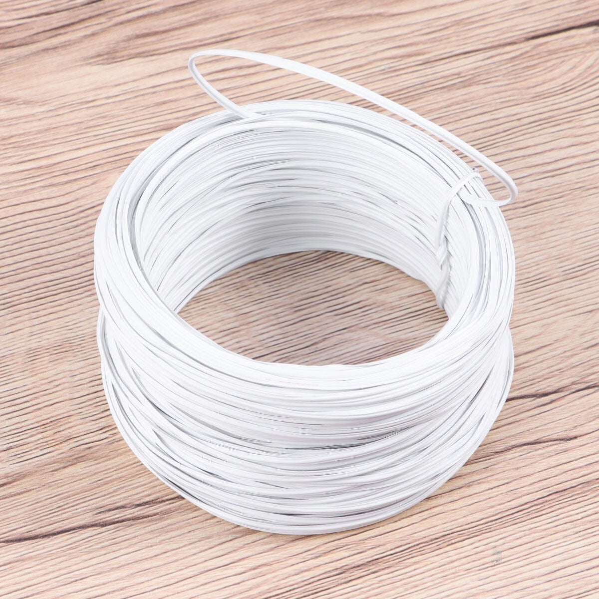 Worgeous 55 Meters Plant Ties Coated Galvanized Thick Wire The White ...