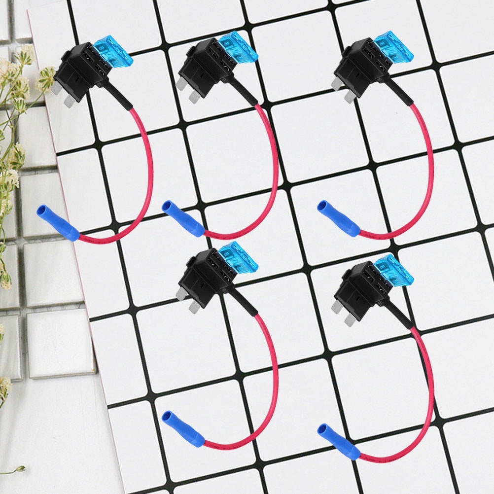 Worgeous 5PCS Automatic Add Circuit Fuse Connector Standard Fuse Holder ...