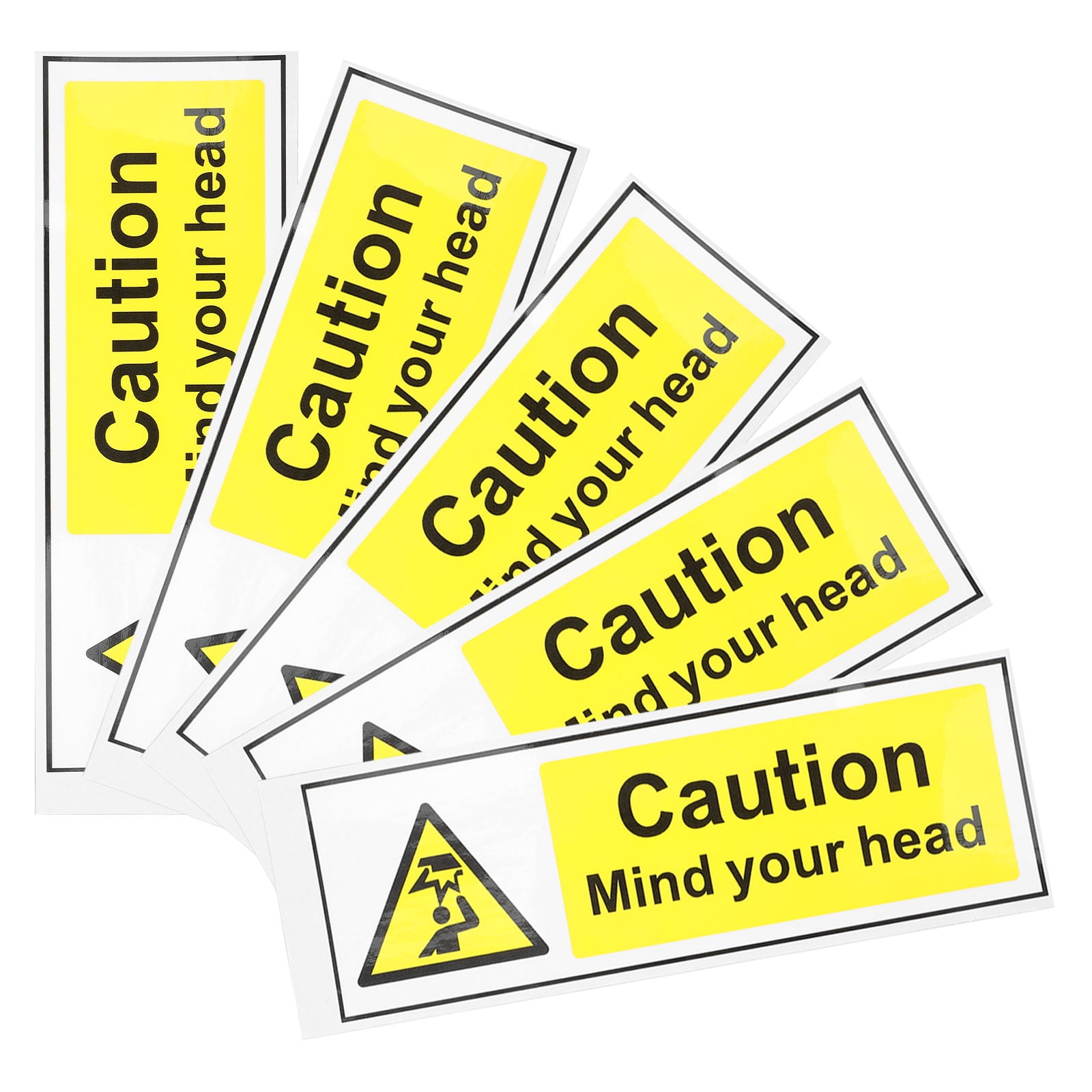Worgeous 5PCS Low Ceiling Warning Stickers Watch Your Head Safety Signs ...