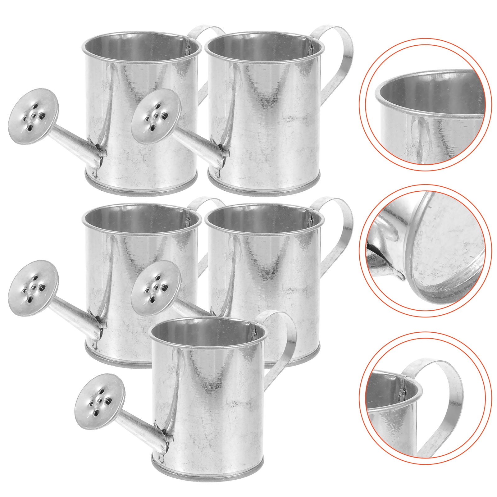 Worgeous 5Pack Rustic Style Miniature Watering Can Model Micro Garden ...