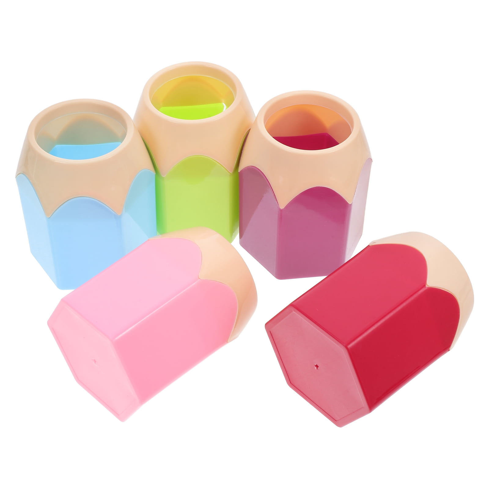 Worgeous 5Pcs Desktop Pencil Organizer Pencil Dispenser for Classroom ...