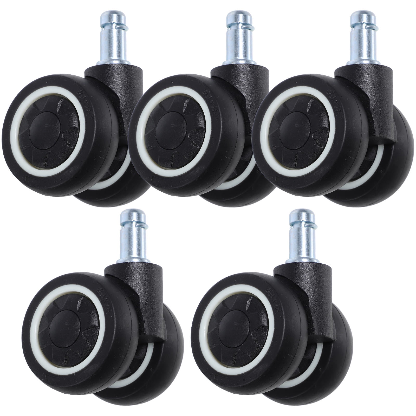 Worgeous Silent Operation Office Chair Casters 5Pack 2.8X2.2X2In ...