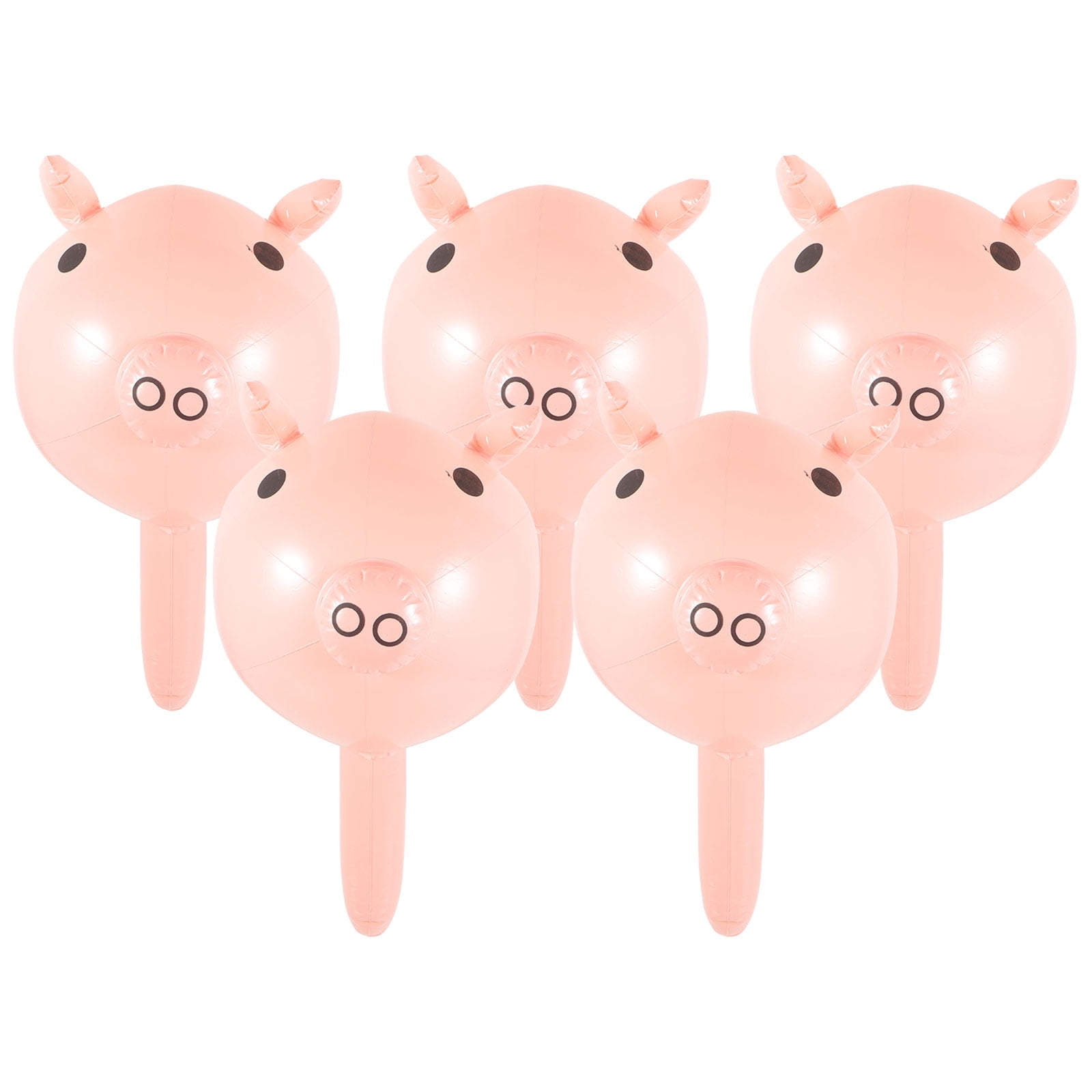 Worgeous 5Pcs Pig Modeling Inflatable Sticks PVC Hammer Toys Party ...