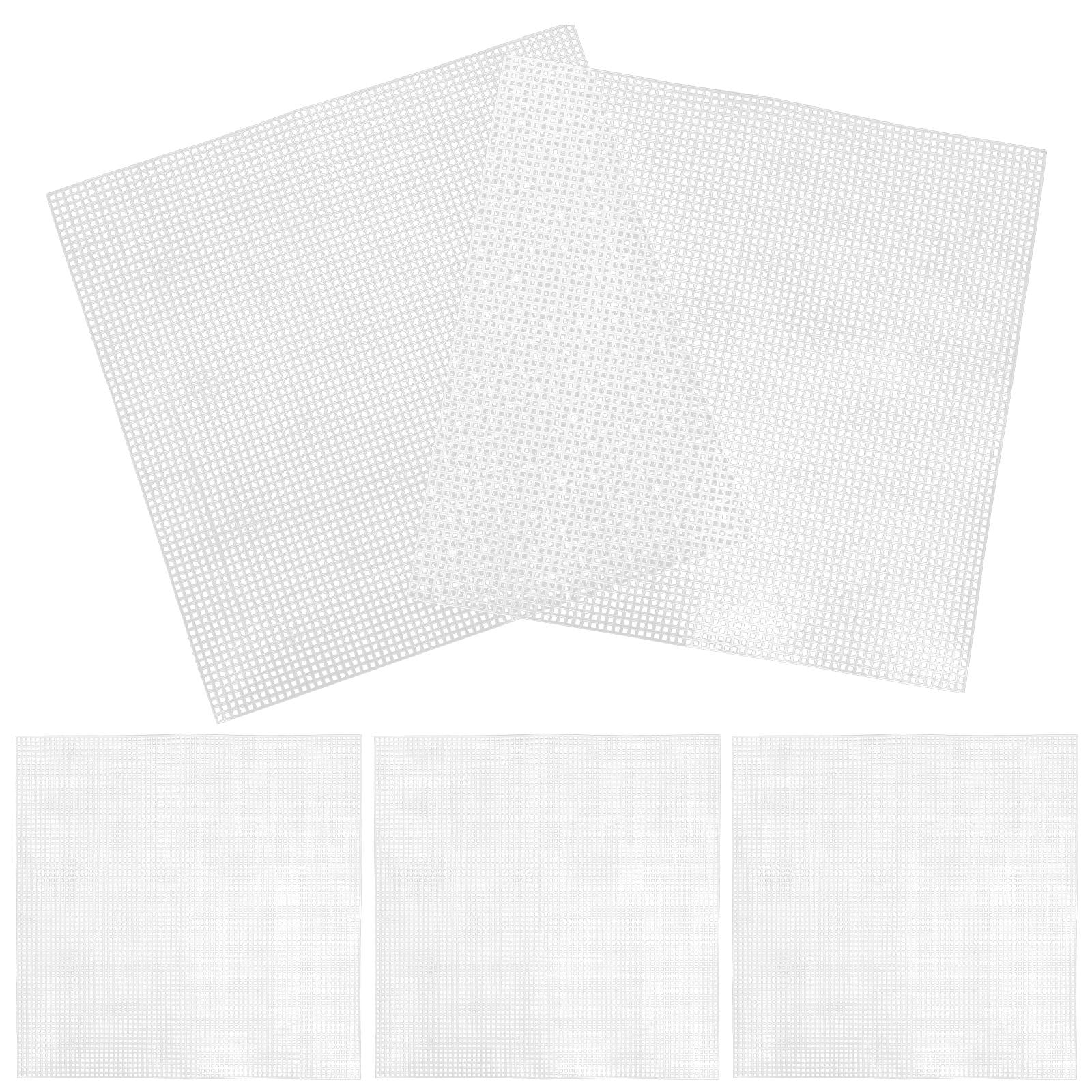 Worgeous 5Pcs Plastic Mesh Sheets Bag Mesh Sheets Embroidery Mesh ...