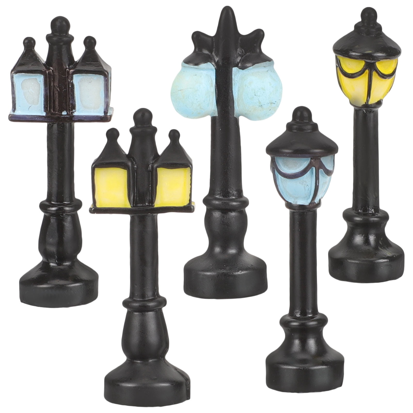 Worgeous 5Set Mini Lamp Model Lamp Garden Decoration - Walmart.com