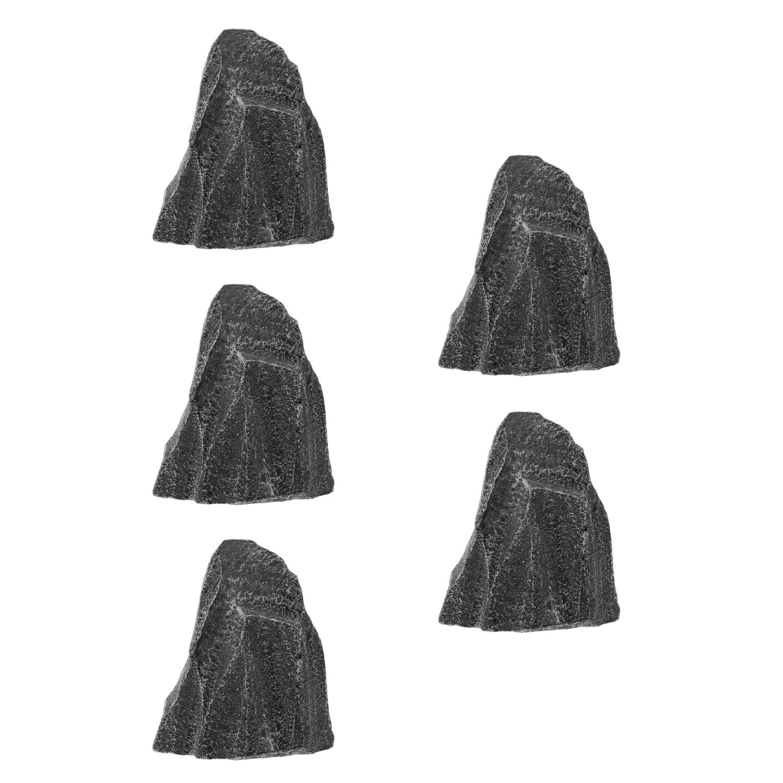 WORGEOUS 5pcs Artificial Landscape Rock Fake Yard Rock Lawn Decorative ...